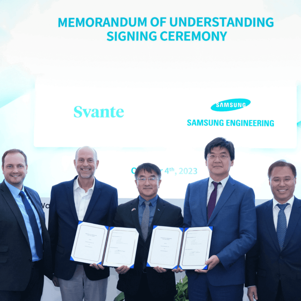 Samsung Engineering & Svante Unite in MoU for Carbon Capture Advancements in Asia and the Middle ...